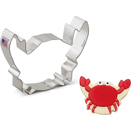 Amazon.com: CRAB Cookie Cutter 5 in. B1355: Animal Cookie Cutters: Home ...