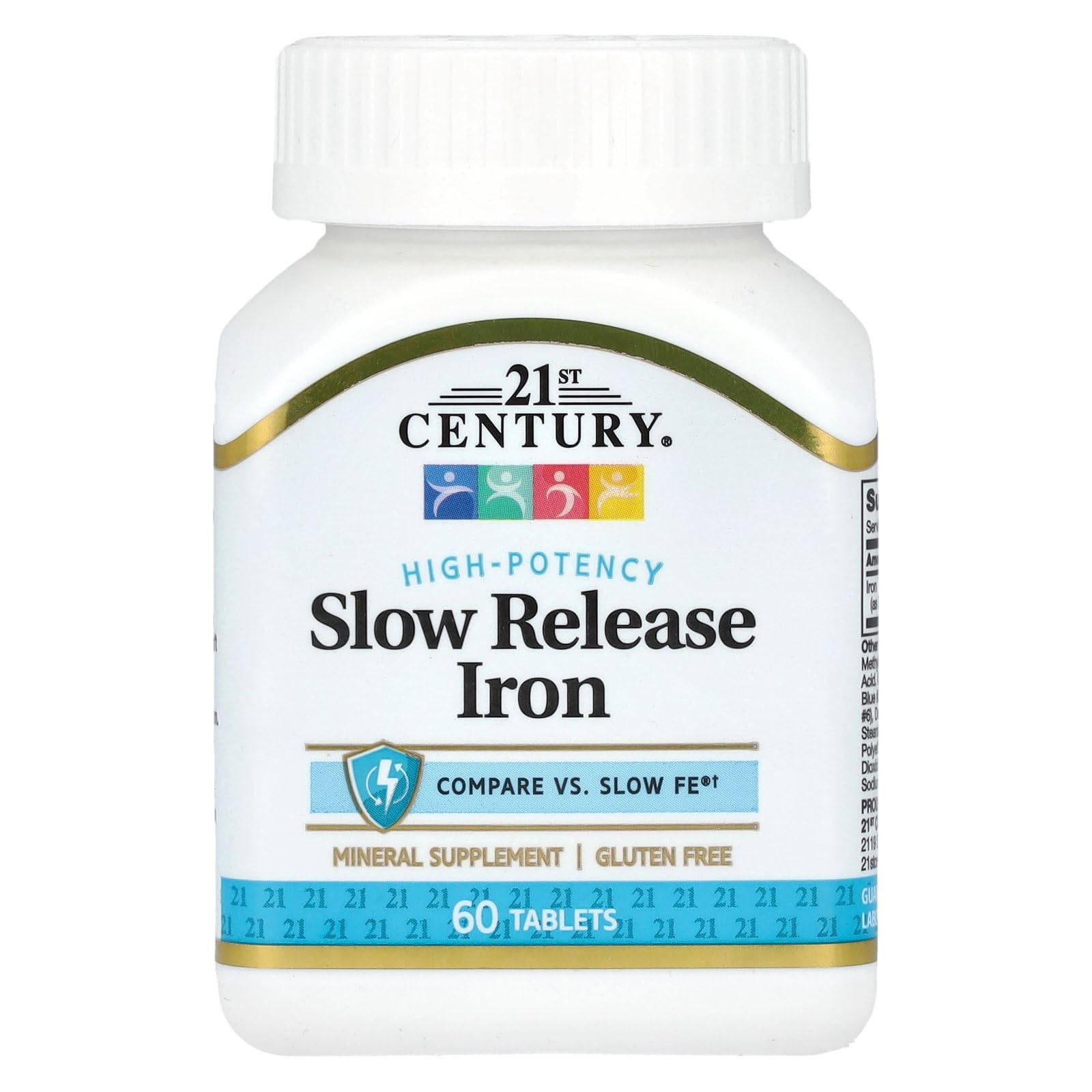 Amazon.com: 21st Century Slow Release Iron Tablets, 60 Count : Health ...