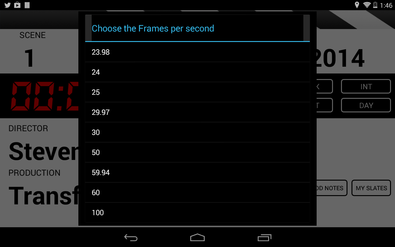 Clapperboard PRO & Shot log - App on Amazon Appstore