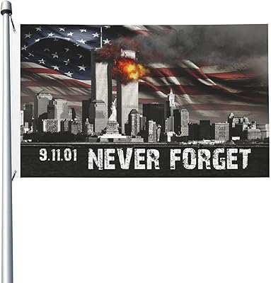 Amazon.com : Shuitouk 911 Garden Flag We Will Never Forget 9/11 Garden ...