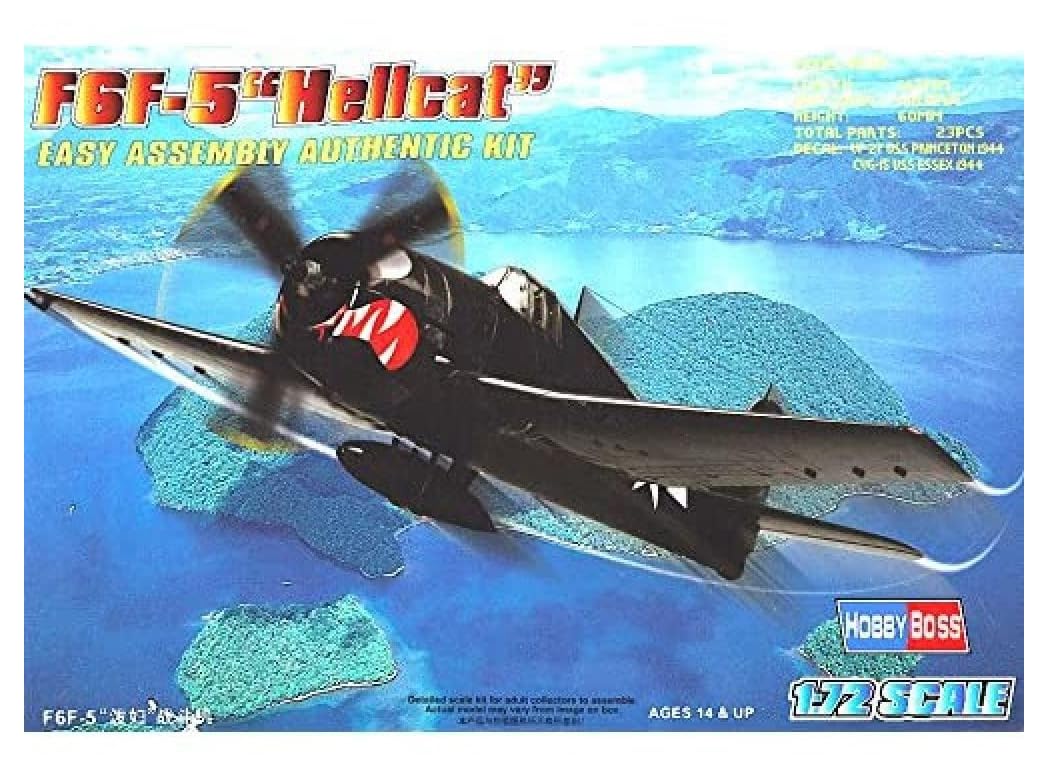 Amazon.com: Hobby Boss HY80260 F6F-5 Hellcat Airplane Model Building ...