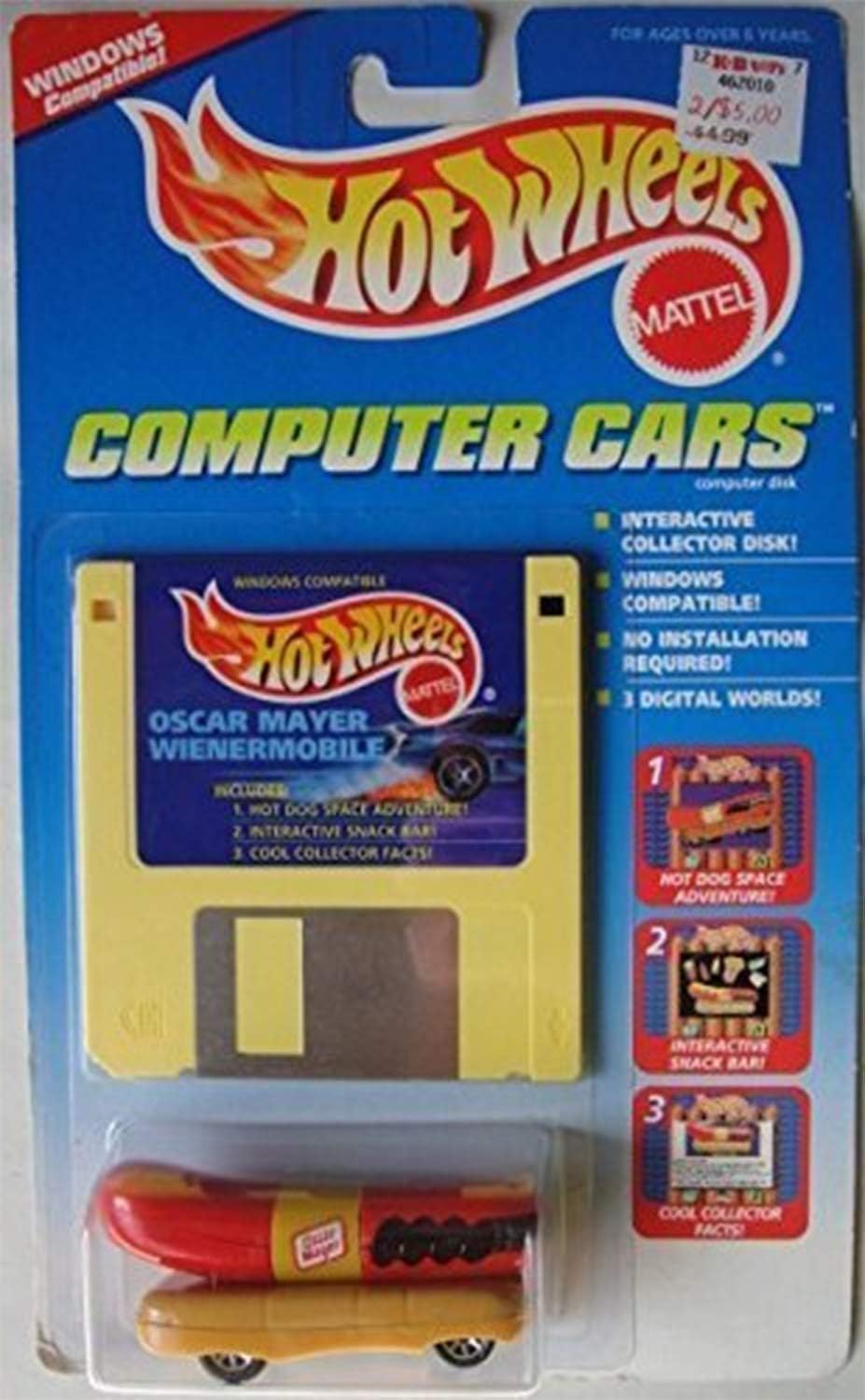 Mattel Hot Wheels Computer Cars Oscar Mayer Wienermobile Windows ...