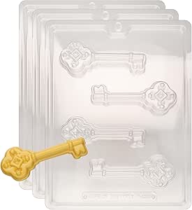 Amazon.com: Skeleton Key Chocolate Mold, Bundle of 3 : Home & Kitchen
