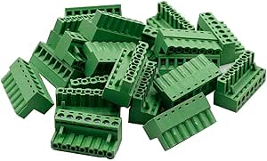 Amazon.com: Hxchen 20Pcs 7Pin 300V 10A 5.08mm Pitch KF2EDGK PCB Screw ...