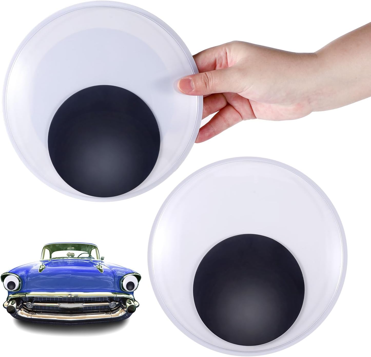 Amazon.com: 2pcs Large Googly Eyes Magnetic, 7in Giant Wiggle Eyes ...