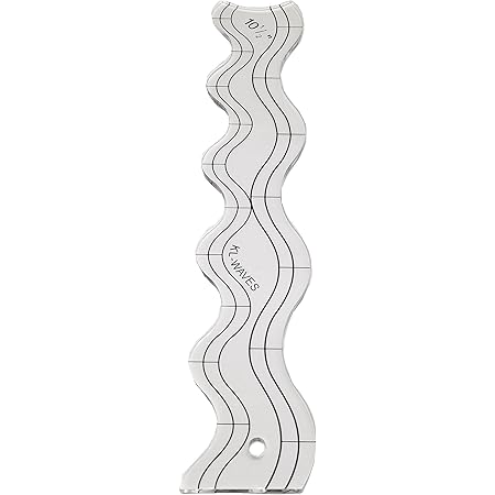 Amazon.com : HONEYSEW Free Motion Quilting Template Sewing Ruler ...