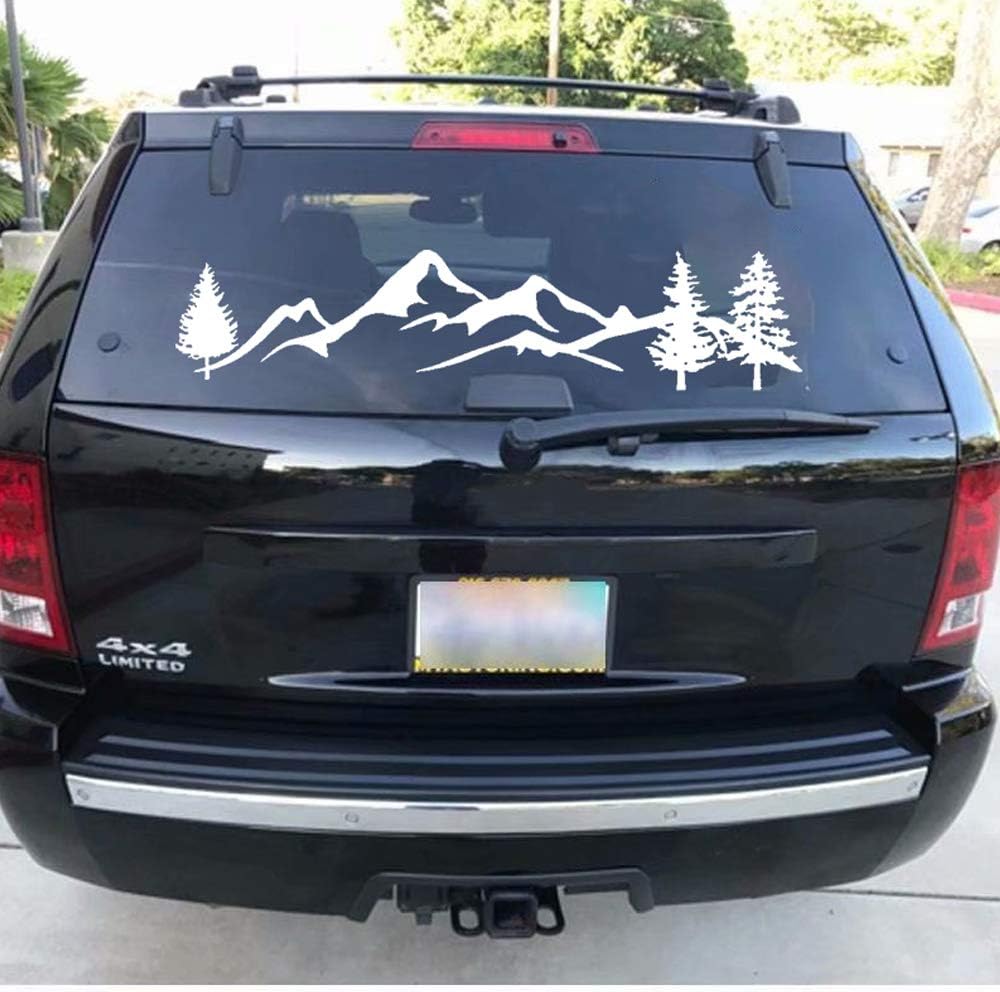 GiftCity Car Decals Sticker 2 Pack Mountain Forest Graphic Decal-Car ...