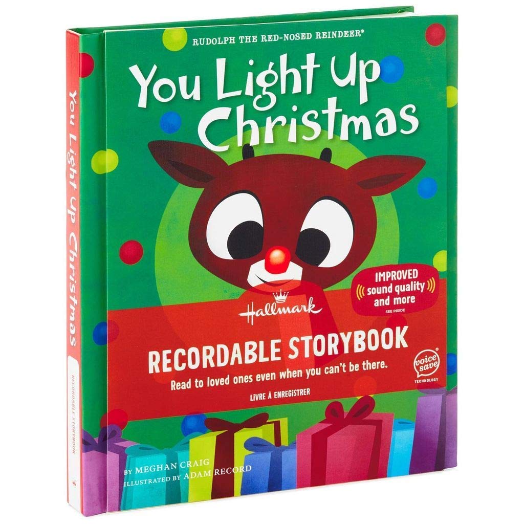 Amazon.com: Hallmark Rudolph The Red-Nosed Reindeer You Light Up ...