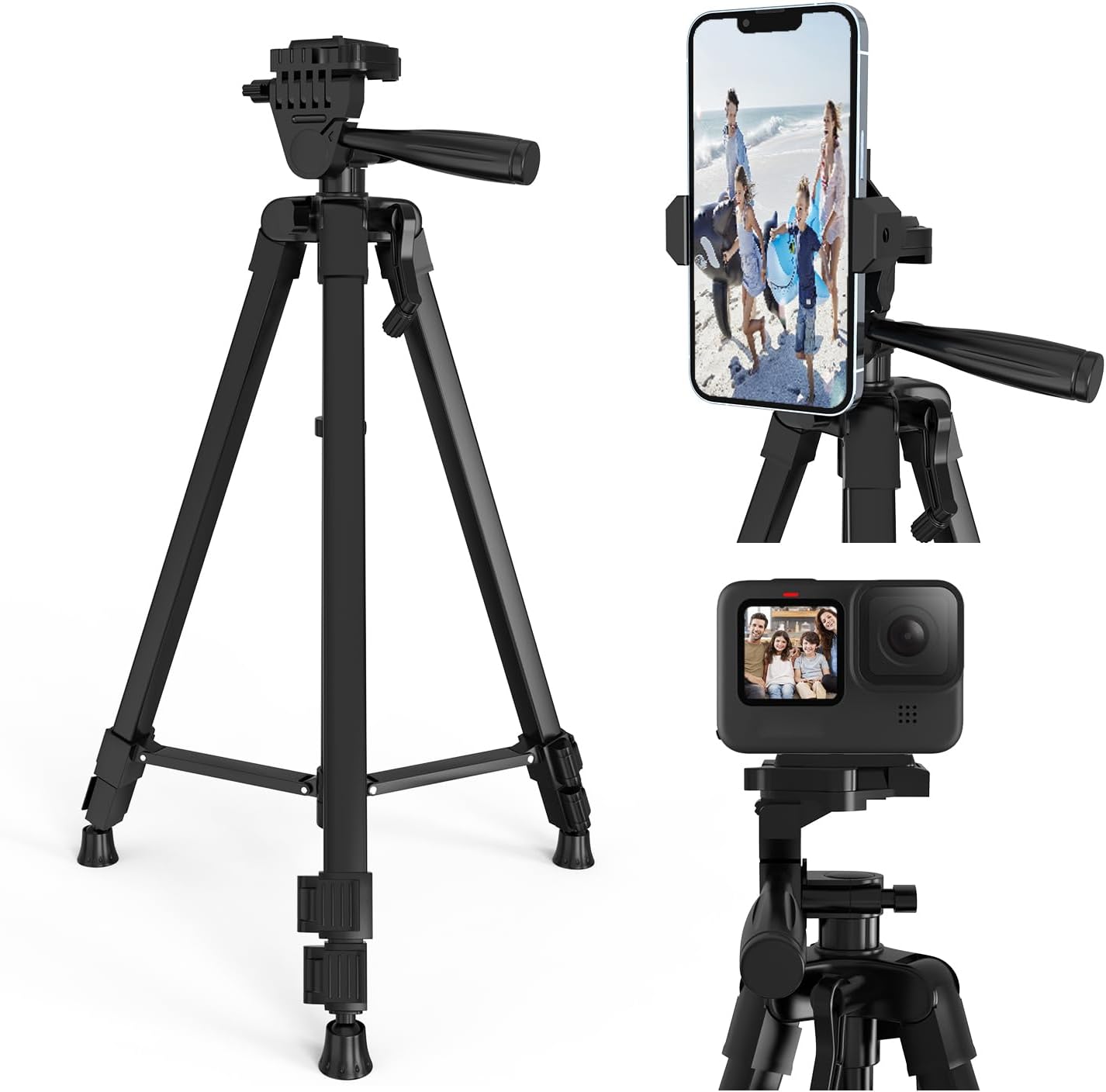 Amazon.com: Innens 54'' Camera Tripod,Cell Phone Tripod,Professional ...