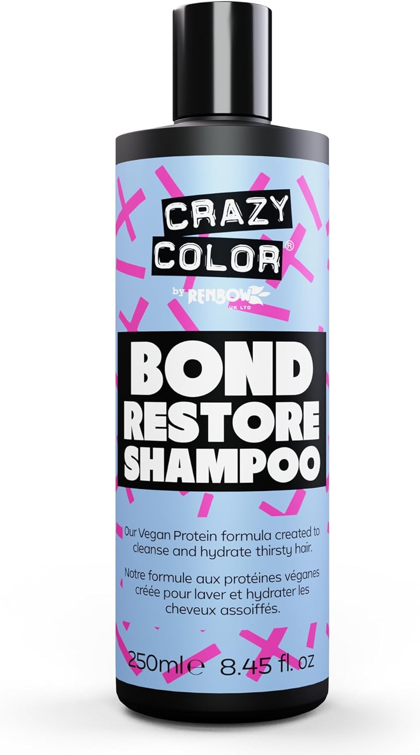 Crazy Color Bond Restore Shampoo for Dry Damaged Hair, Bleached ...