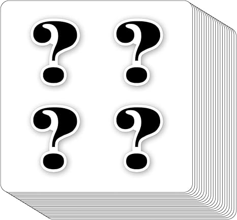 Amazon.com: Question Mark Stickers 1in for Scrapbooking, Arts, Craft ...