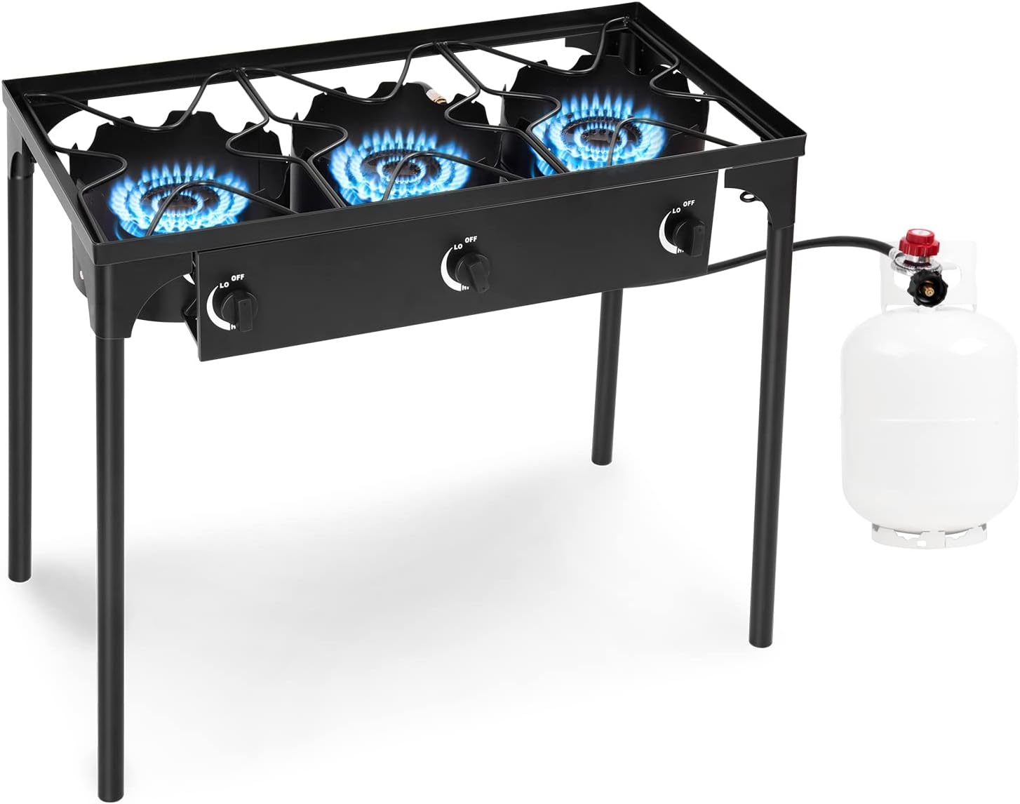 Amazon.com: BALLINGTON 3 Triple Burner Portable Outdoor Propane High ...
