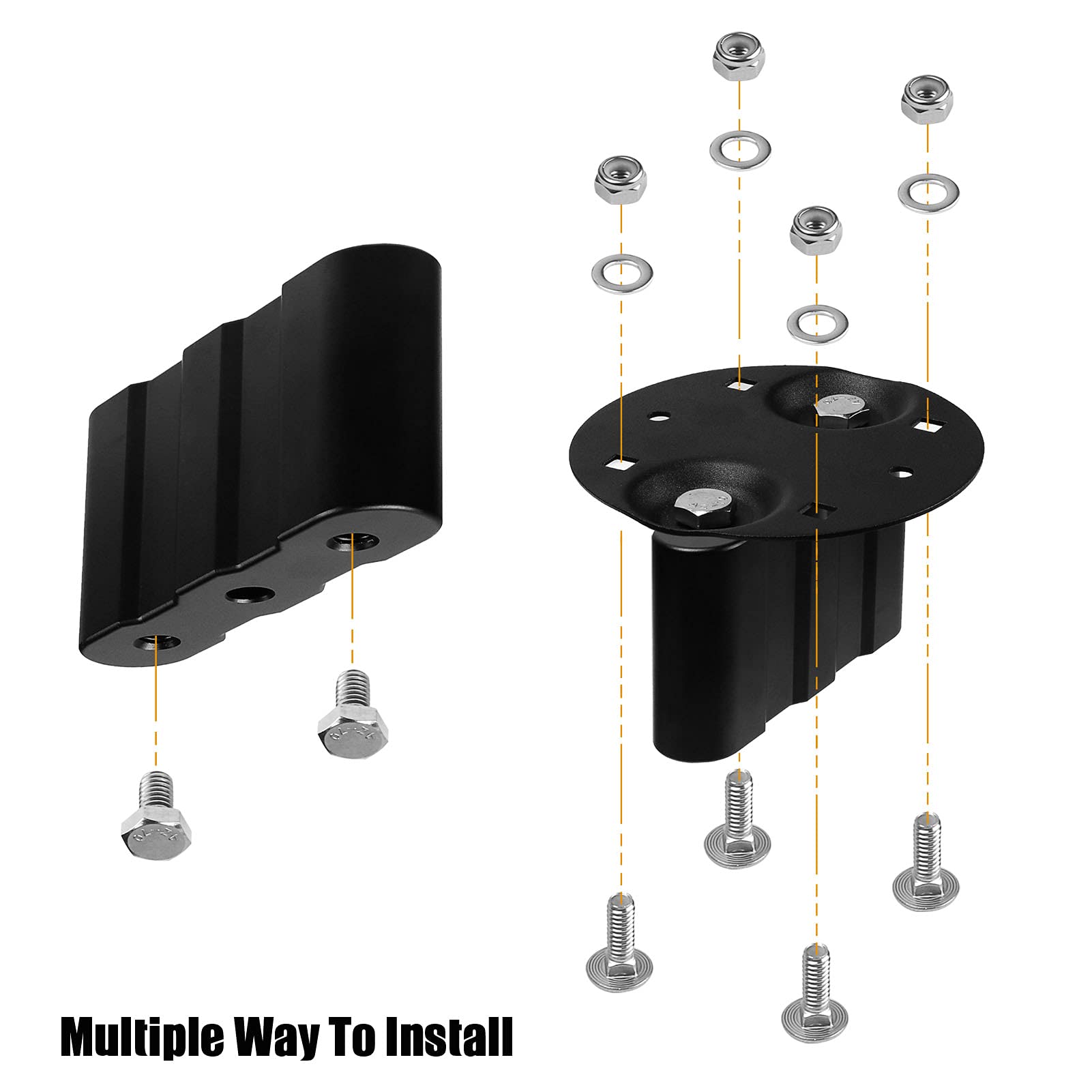 Dual Lock Pack Mount Dual Lock Gas Can Mount - Aluminum Mounting ...