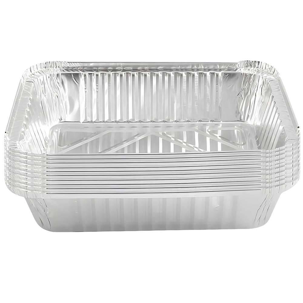 Amazon.com: Bluesky Rectangle Shallow Aluminum Pans-(Pack of 10 ...