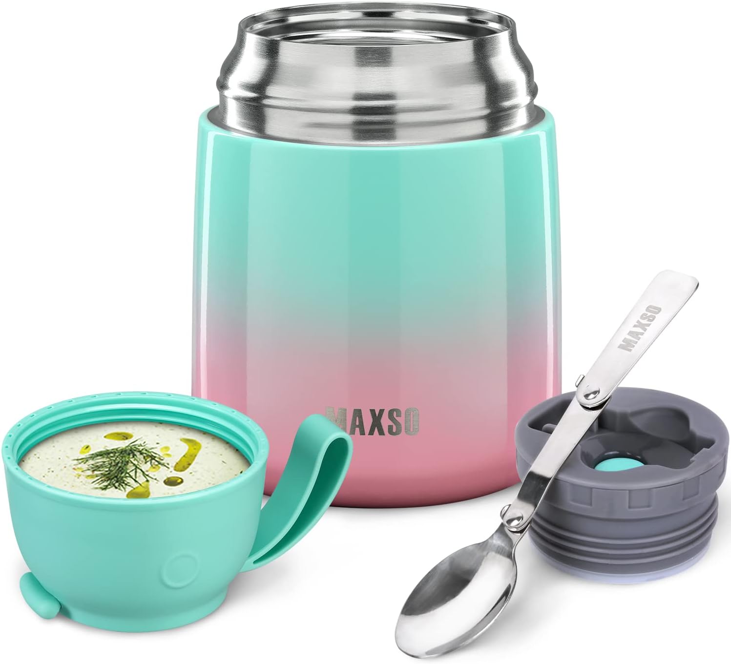 Amazon.com: JXXM 8 Oz Thermo Food Jar for Hot & Cold Food for Kids ...