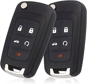 Amazon.com: Pair of car key remotes Replacement for Chevy Cruze/Camaro ...