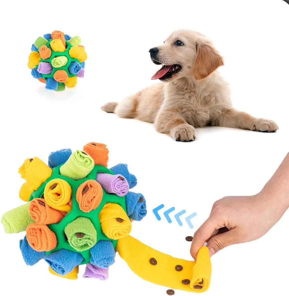 Snuffle Ball for Dogs Foraging,Interactive Dog Toys Ball,Dog Puzzle Toy ...
