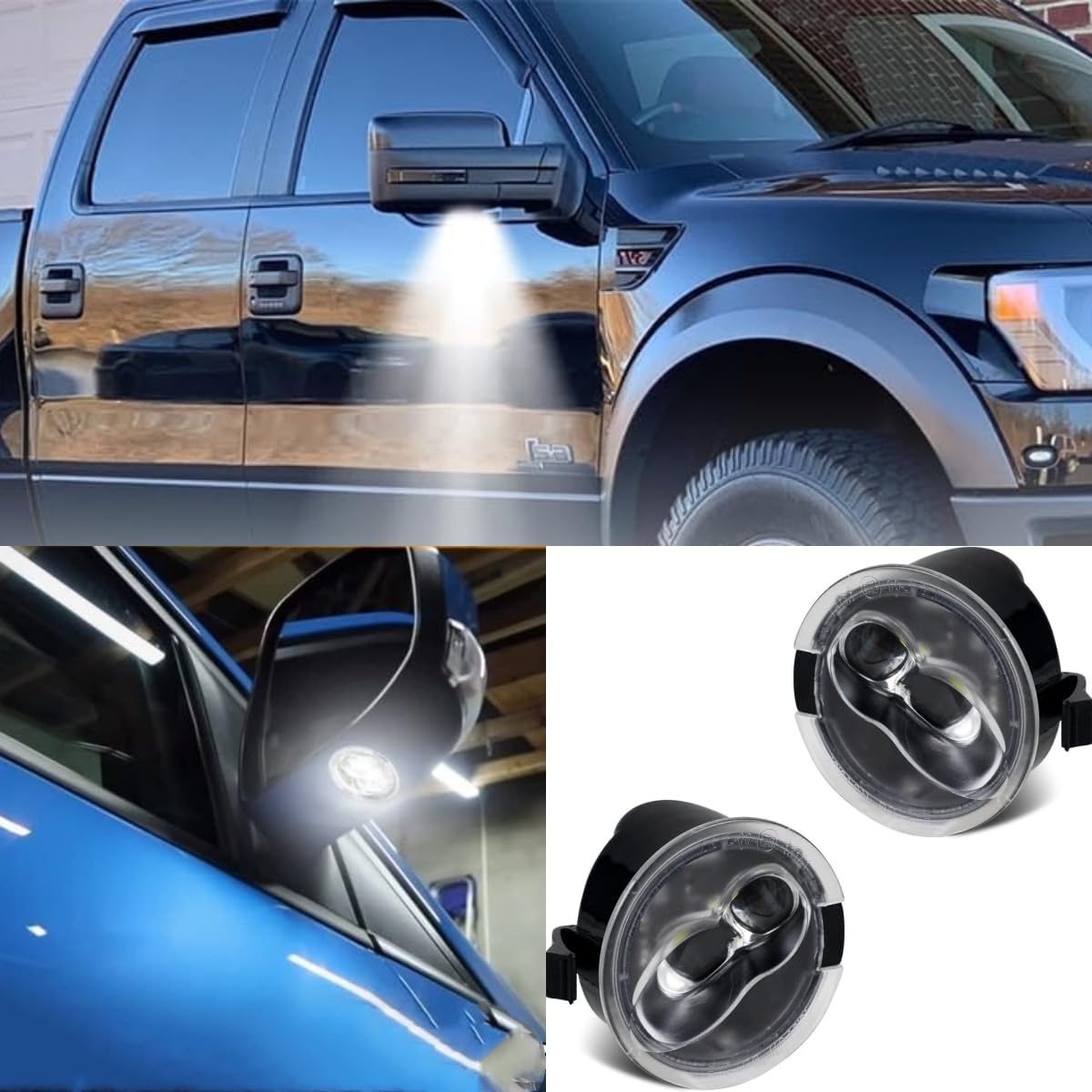 Amazon.com: LED Side Mirror Puddle Light Compatible with Ford F150 ...