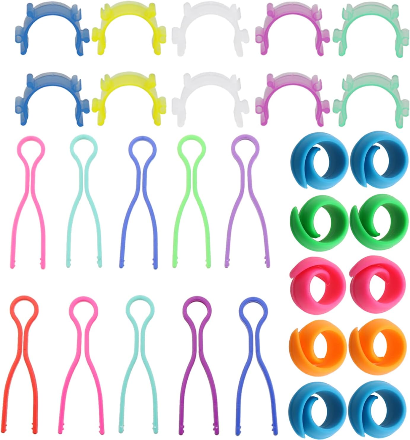 Amazon.com: Bobbin Clamps Holders Thread Buddies DGZZI 30PCS Bobbin ...