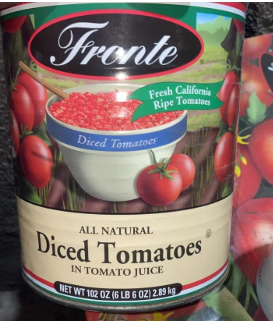 Fronte Diced Tomatoes in Tomato Juice 2.89 Kg. : Amazon.in: Grocery ...