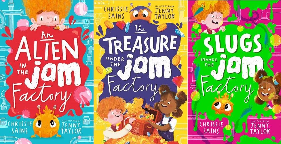 An Alien in, The Treasure under, & Slugs Invade the Jam Factory 3 Book ...