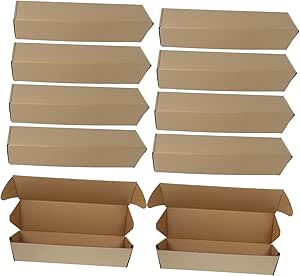 Amazon.com: CHILDWEET 10pcs Kraft Mailing Triangle Box for Shipping ...
