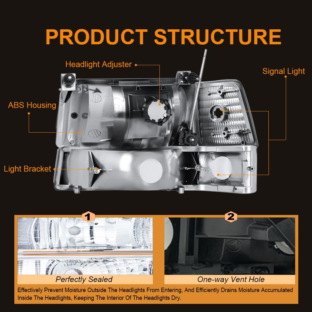 Snapklik.com : DimFlux LED DRL Headlight, Headlights Assembly Kit ...