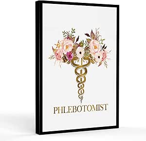 Amazon.com: medical heart poster Phlebotomist Gift Phlebotomist tech ...
