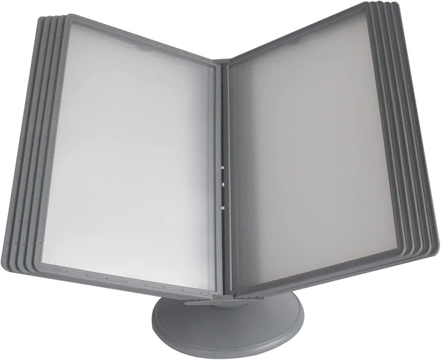 10 Pocket Desktop Reference and Catalog Display Racks，A4 Paper Flip ...