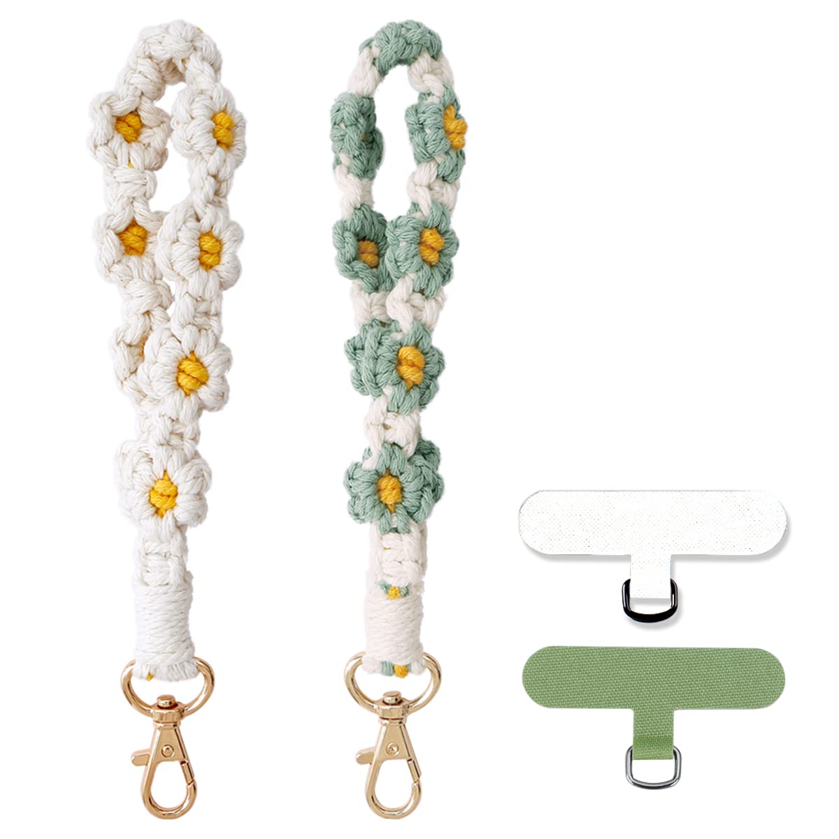 Amazon.com: CHIWUTECH Boho Macrame Phone Wrist Strap, Cell Phone ...