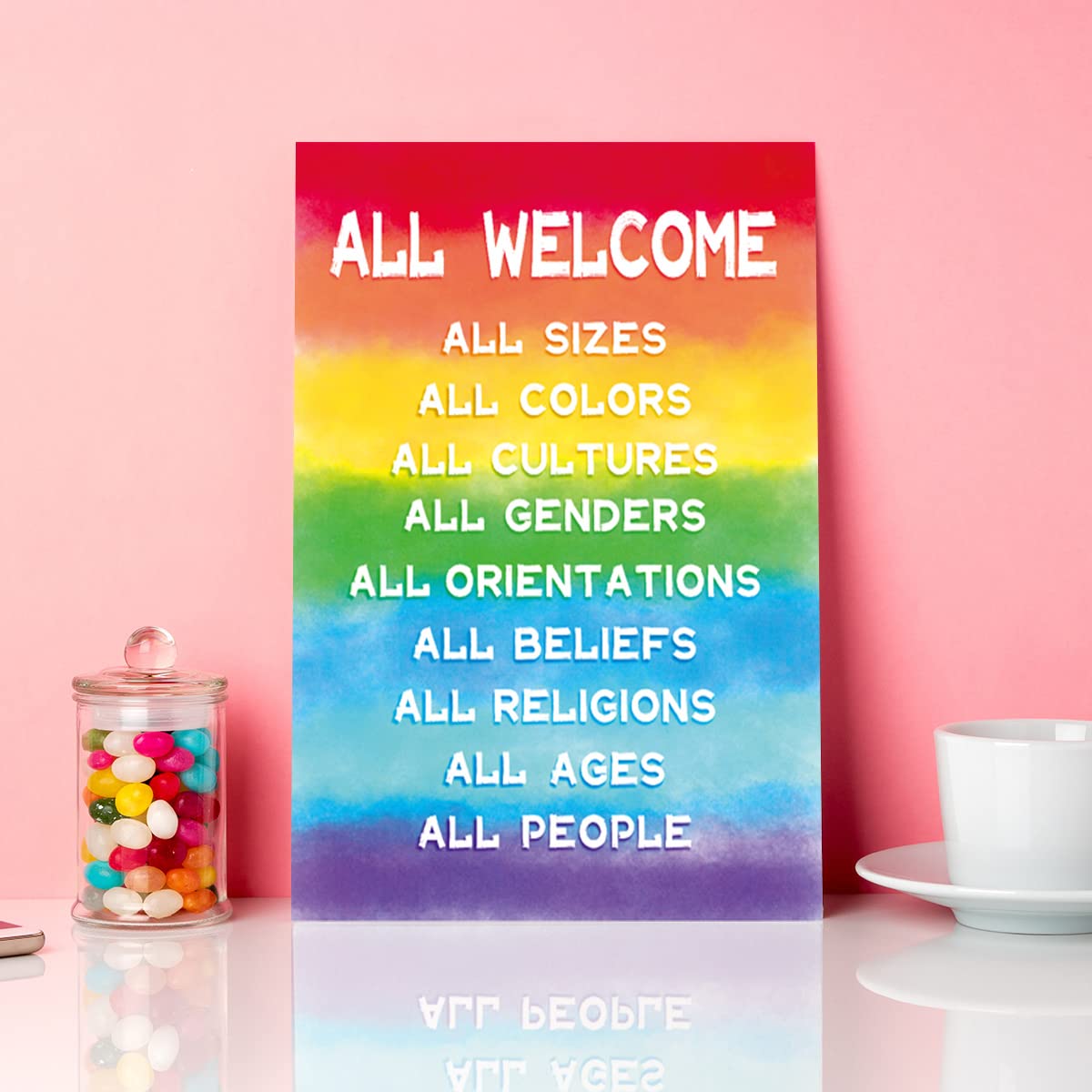 Snapklik.com : All Are Welcome Classroom Decor,Diversity Poster For ...