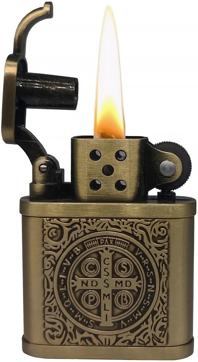 Amazon.com: Wheel Lighter, Soft Flame Lift Arm Lighters, Antique Style ...