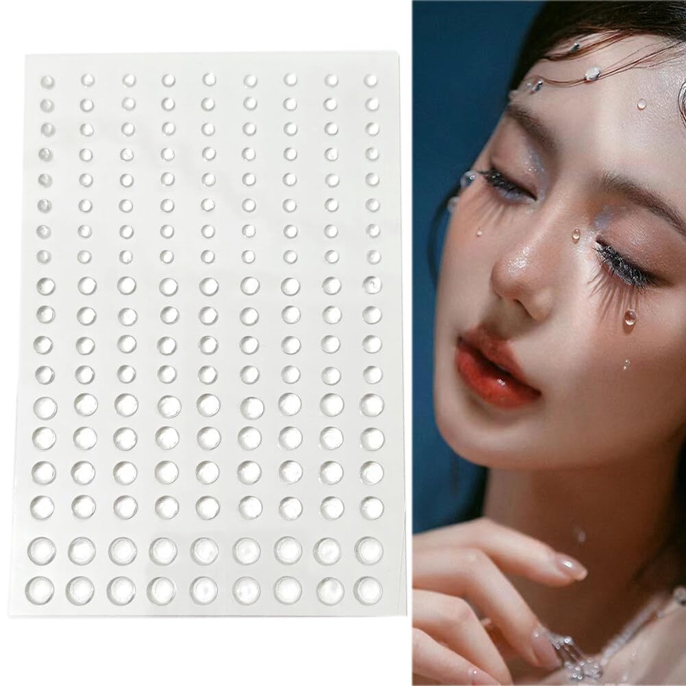 Amazon.com: TUPWELY 2 Sheets Clear Dewdrop Water Droplets Sticker Self ...