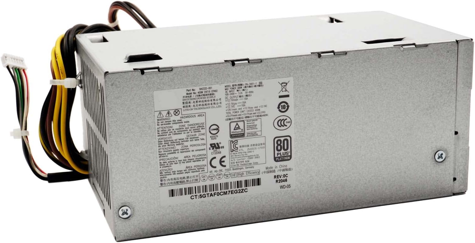Amazon.com: Power Supply Replacement for HP PSU 400w Platinum Rated ...
