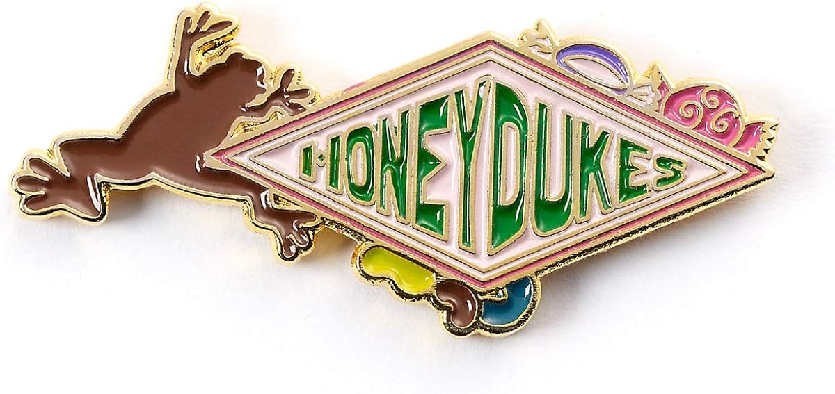Official Harry Potter Honeydukes Logo Pin Badge by The Carat Shop ...