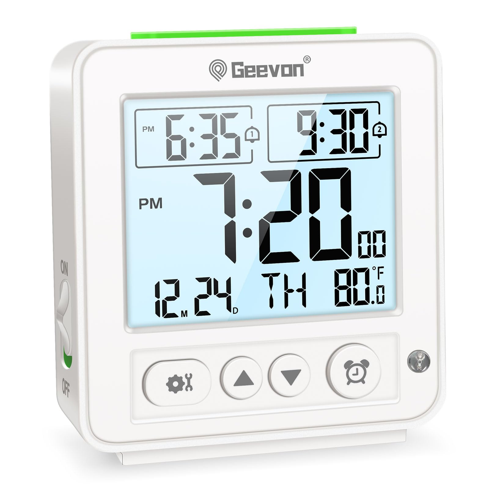 Snapklik.com : Geevon Smart Night Light Small Digital Alarm Clock