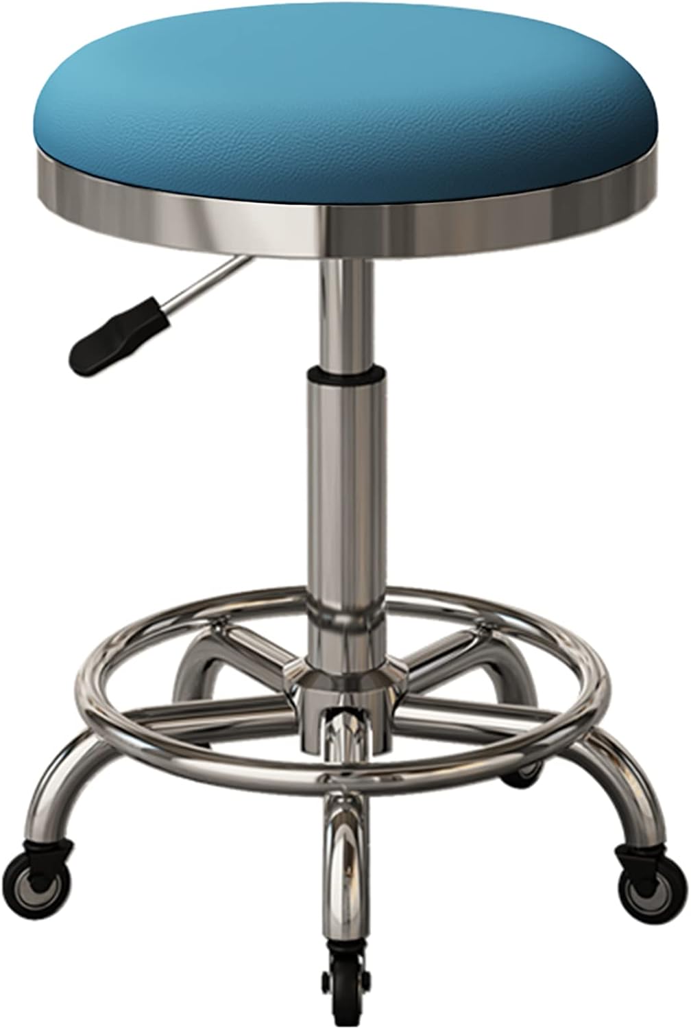 Amazon.com: DOnhek Rolling Bar Stool Round Swivel Chair, Beauty Salon ...