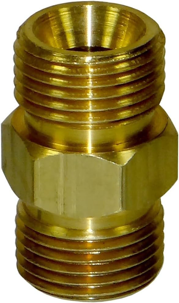 Bedford Precision 12-223 Brass Nipple 3/8" NPS x 3/8" NPS for Binks H ...