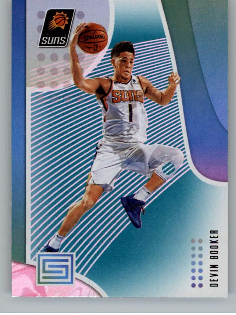 Amazon.com: 2018-19 Status Aqua Basketball #29 Devin Booker Phoenix ...
