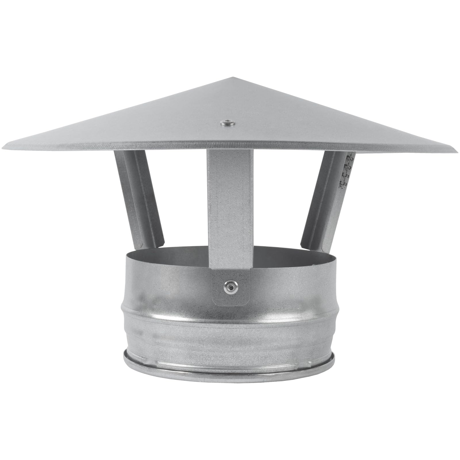 5 Inch / 125 mm Round Roof Cap - All Weather Chimney Cap - Galvanized ...