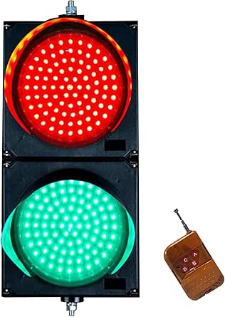Amazon.com: 200mm(8 Inch) Traffic Light, Red/Green Stop and Go Light ...
