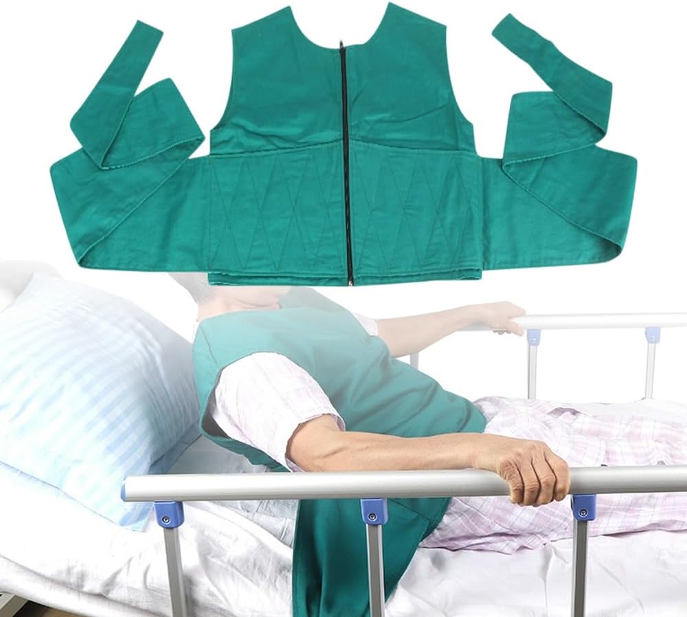 Amazon.com: BOYUDZLTD Bed Restraint Vest for Elderly & Dementia ...
