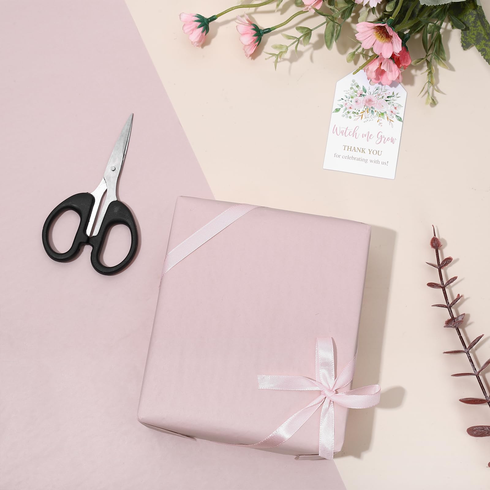 Tissue Paper Pink CHRORINE 50 Sheets Mixed Pink Tissue Paper Wrapping ...