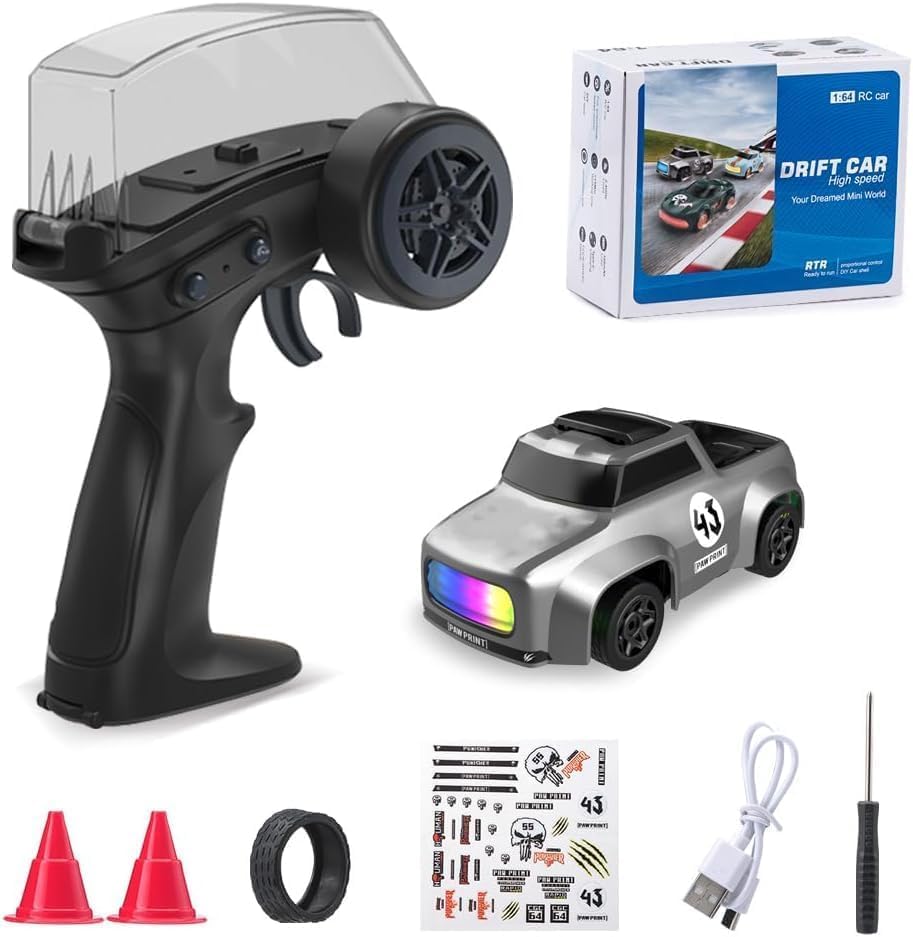 Gemcza Dash Remote Control Car | 2.4Ghz, 1:64 Scale | Rc Cars, Remote ...