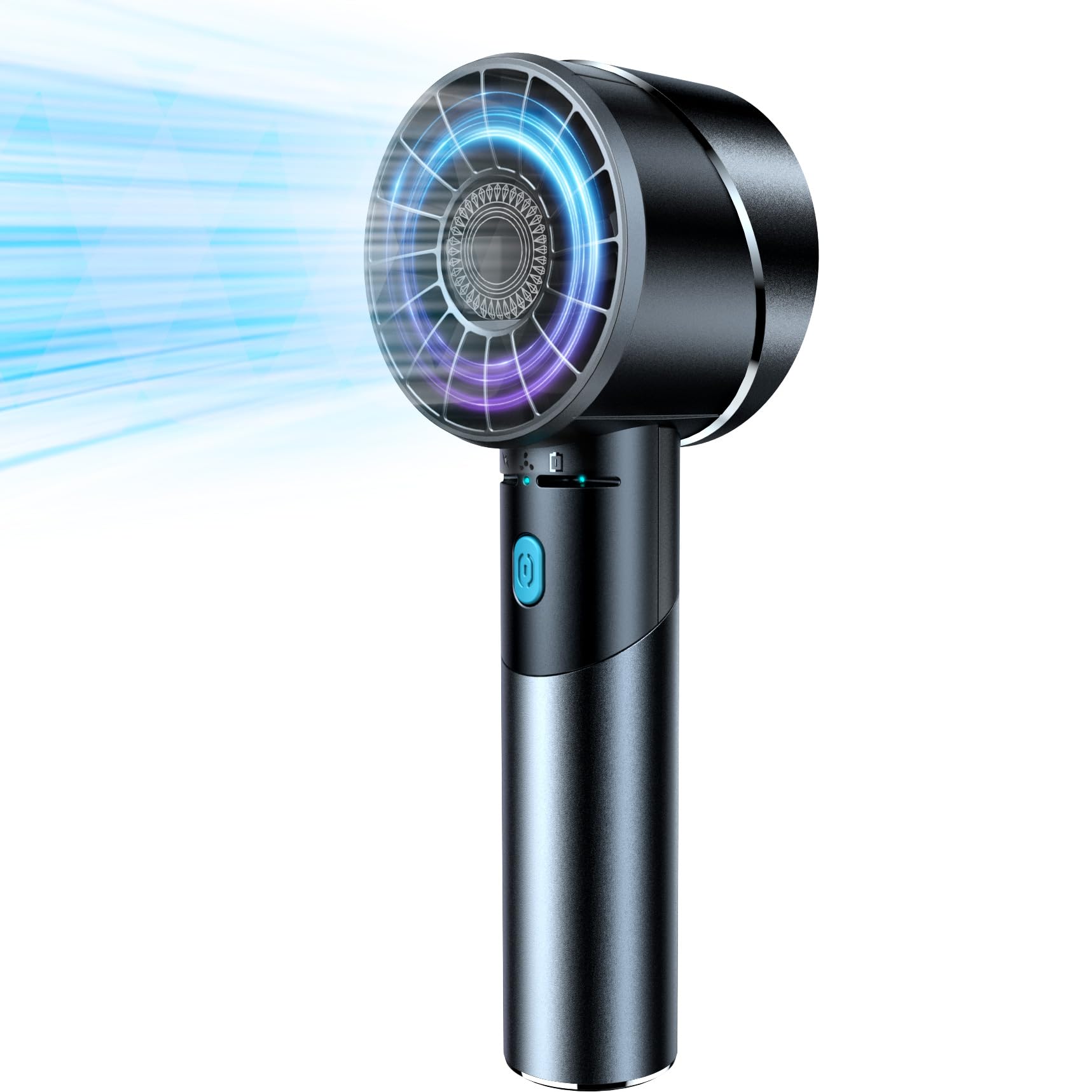 Amazon.com: Handheld Fan, Mini Small Portable Turbo Fan, USB Type-C ...