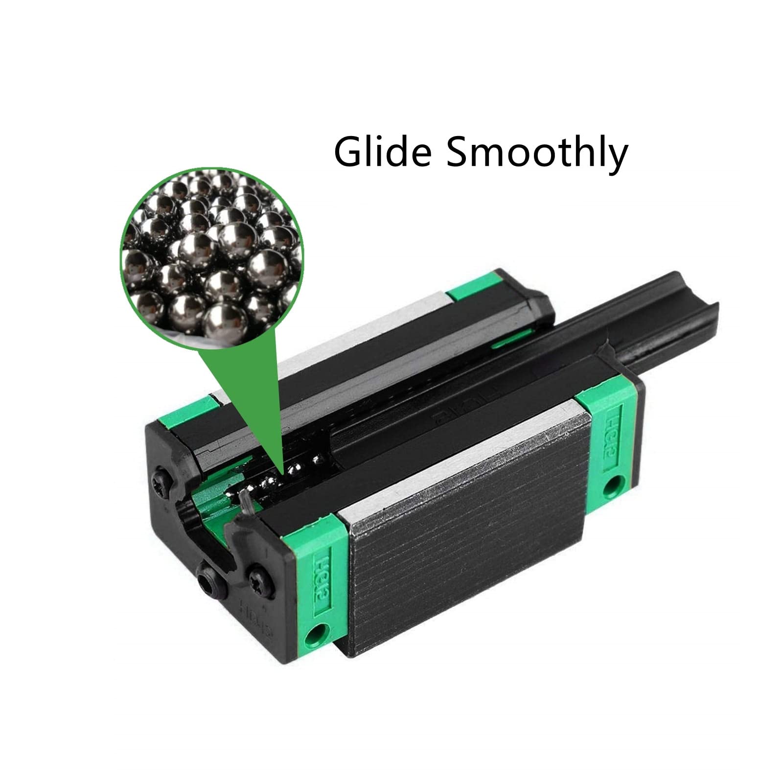 Snapklik.com : Linear Guide Rail 2PCS HGR20 1500mm Linear Slide Rail ...