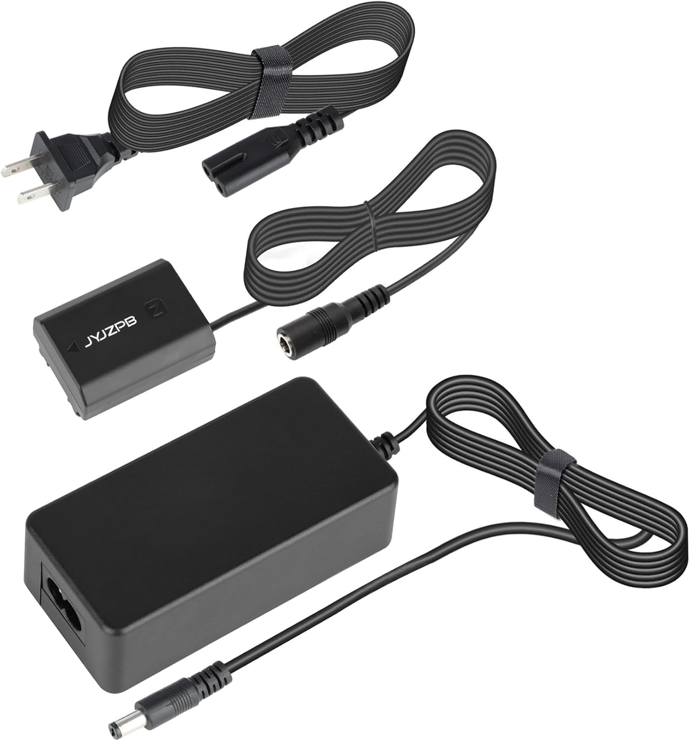 Amazon.com : JYJZPB Dummy Battery Power Supply Adapter Kit, Compatible for Sony NP-FZ100 FX3 ...