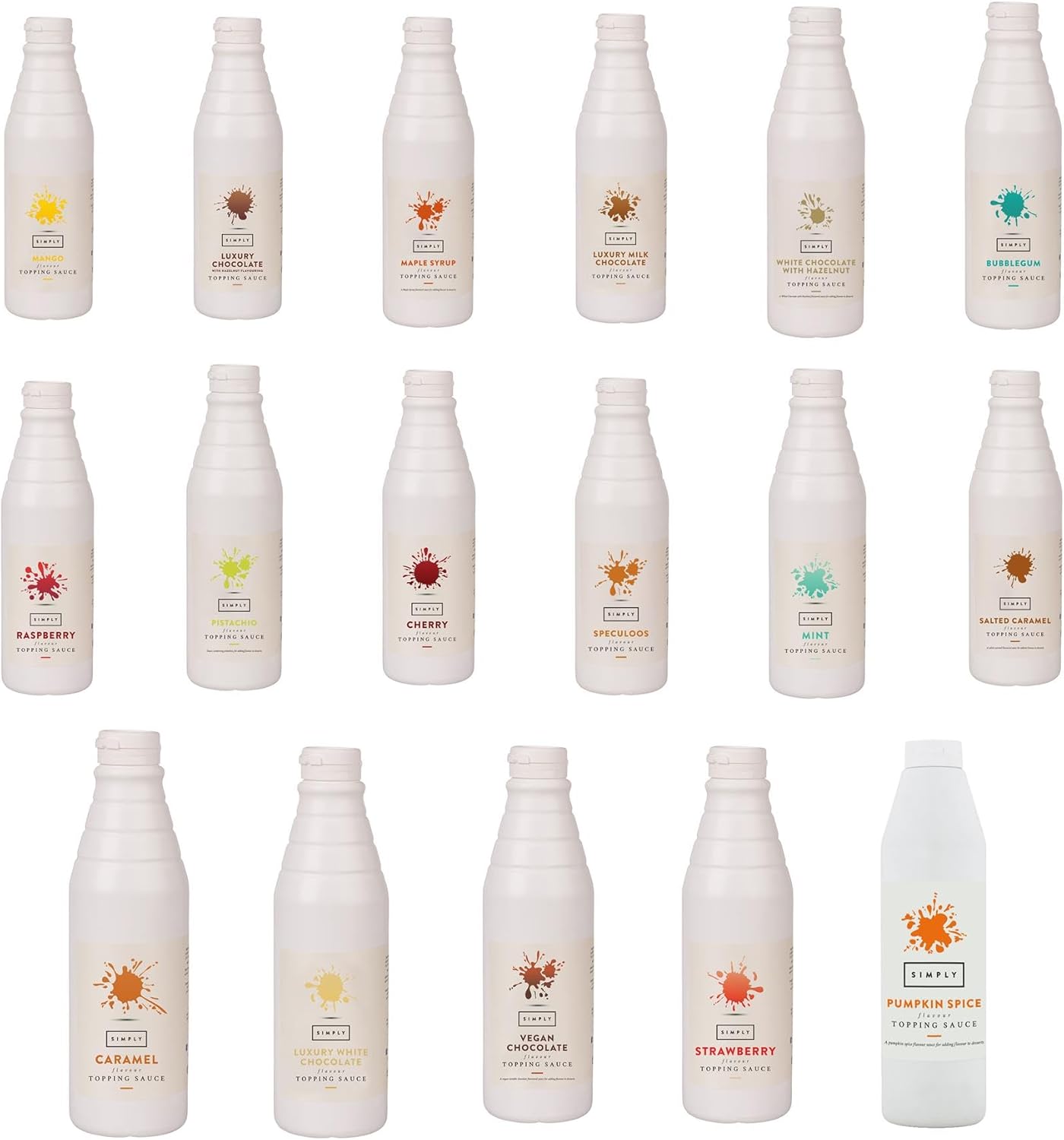 2 x 1kg IBC Simply Topping Sauces Pick N Mix - Choose From 15+ Flavours ...