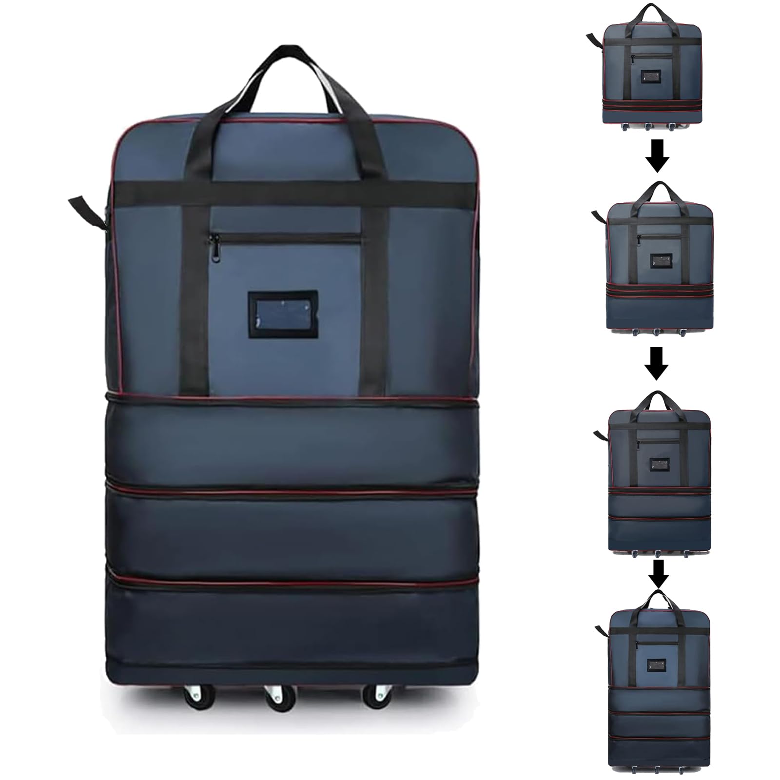 Snapklik.com : ELDA Expandable Collapsible Luggage Bag Foldable Suitcases