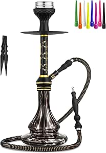 Amazon.com: 22'' Hookah Set Aluminum Shisha Hookah Set With Everything ...